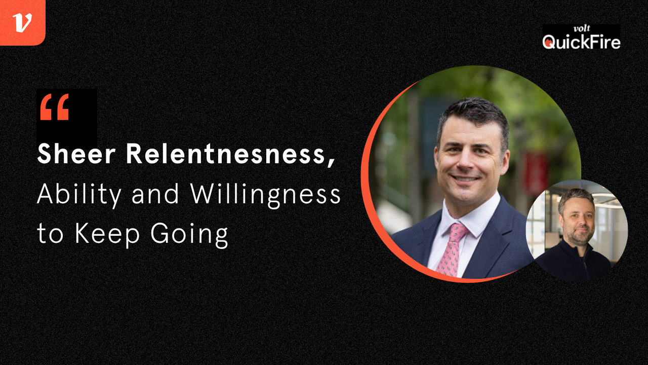 QuickFire: Muhlenberg College’s Todd Lineburger | Volt